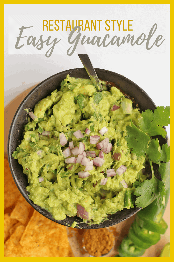 Easy Restaurant Style Guacamole - My Darling Vegan