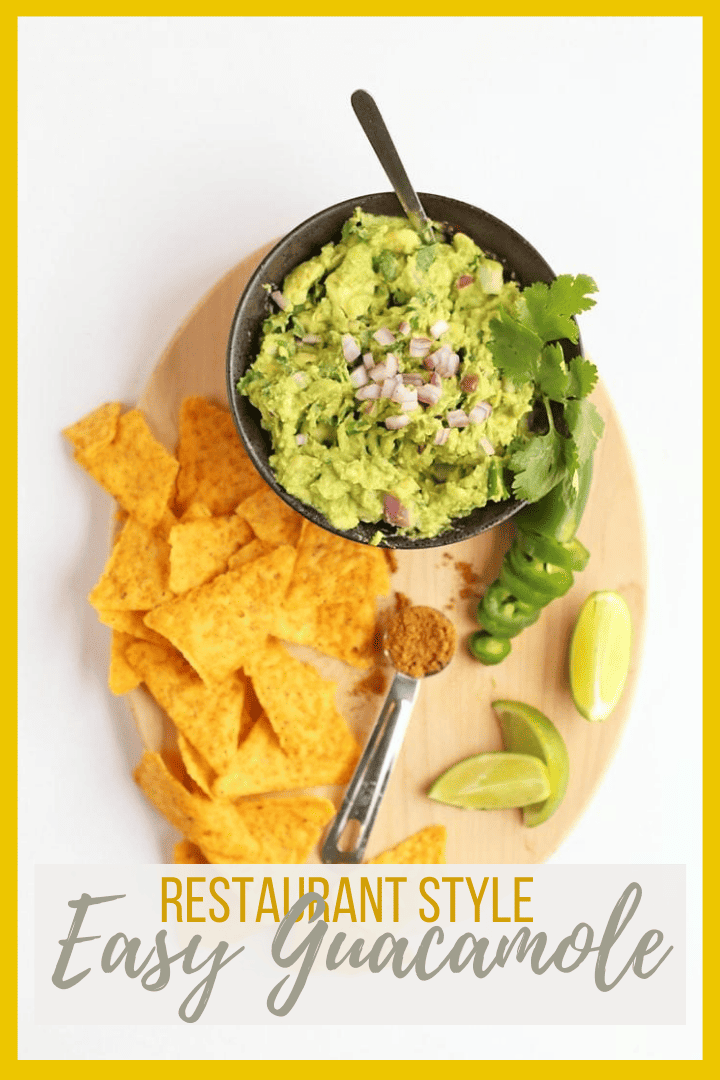 Easy Restaurant Style Guacamole - My Darling Vegan