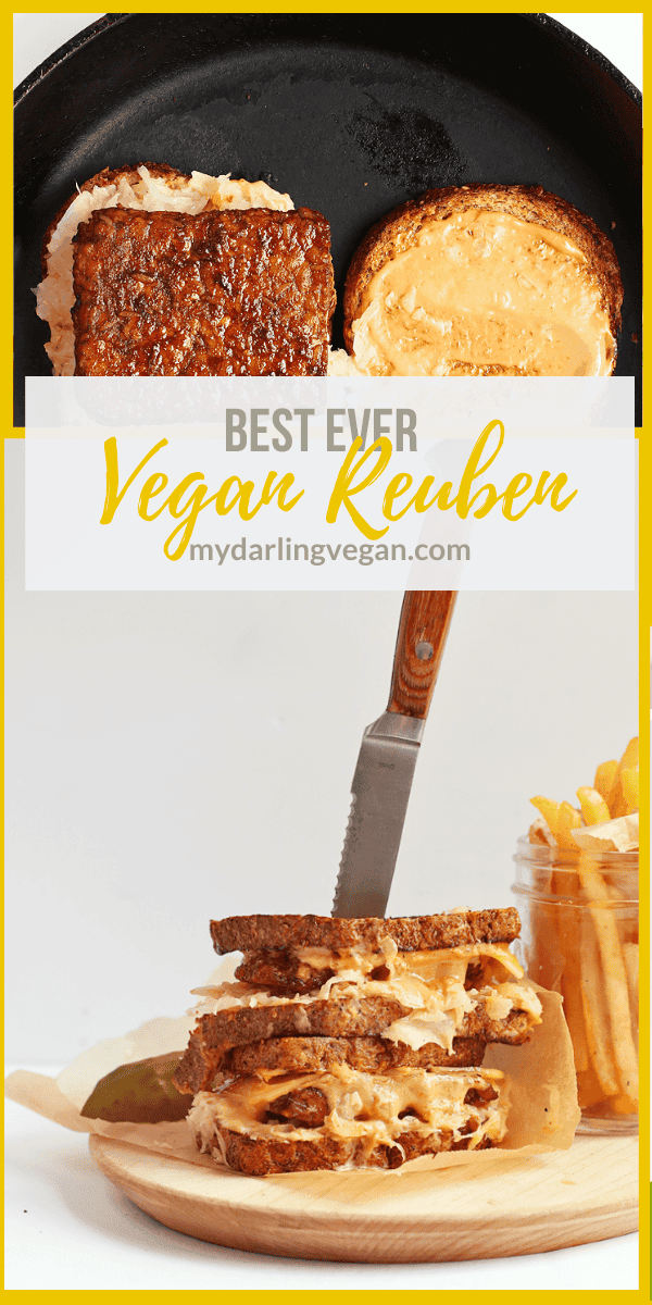 Vegan Tempeh Reuben - My Darling Vegan