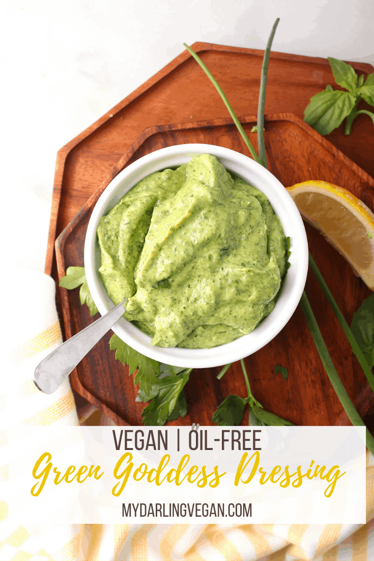 Vegan Green Goddess Dressing - My Darling Vegan