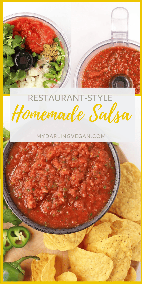 Easy 5-Minute Homemade Salsa - My Darling Vegan