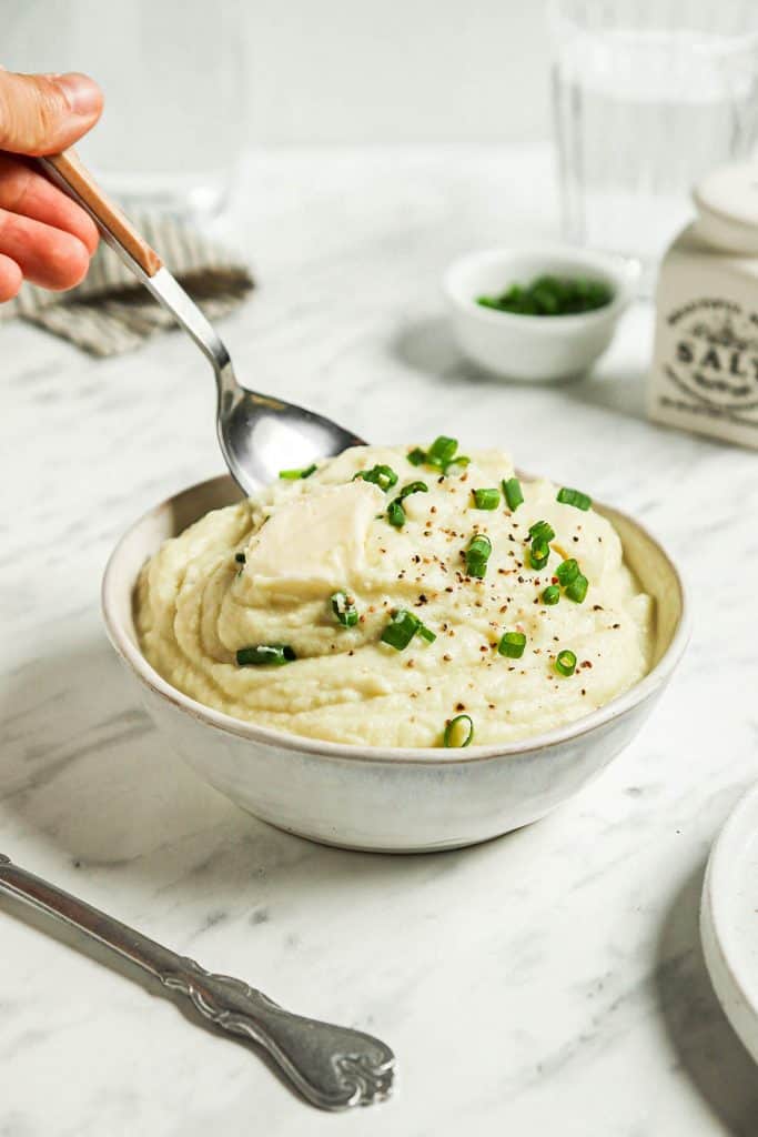Keto Cauliflower Mashed Potatoes | My Darling Vegan
