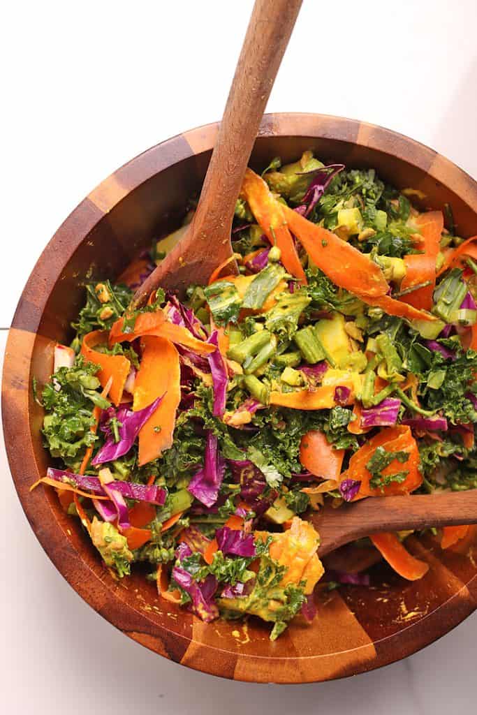ULTIMATE Detox Salad w/ Lemon Ginger Dressing - My Darling Vegan