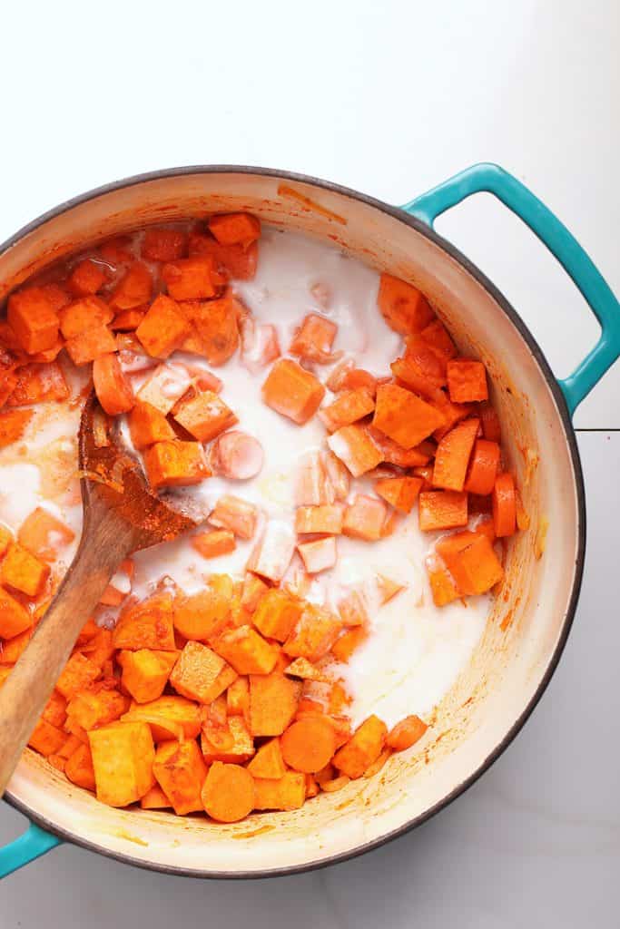 Thai Sweet Potato Curry with Kale - My Darling Vegan