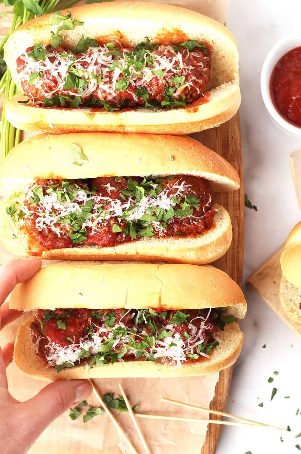 ULTIMATE Vegan Meatball Subs | My Darling Vegan