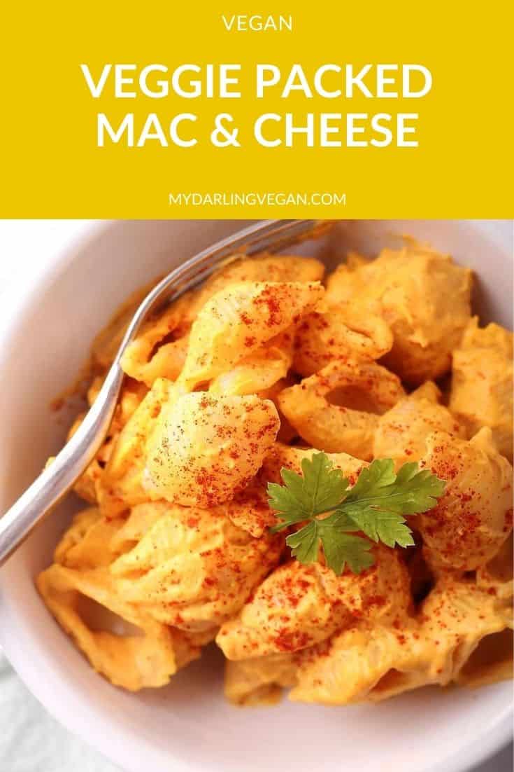 Veggie-Packed Vegan Mac & Cheese | My Darling Vegan
