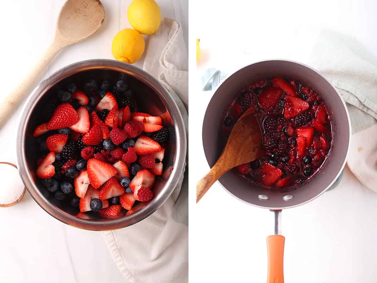 Easy Mixed Berry Compote Recipe - My Darling Vegan