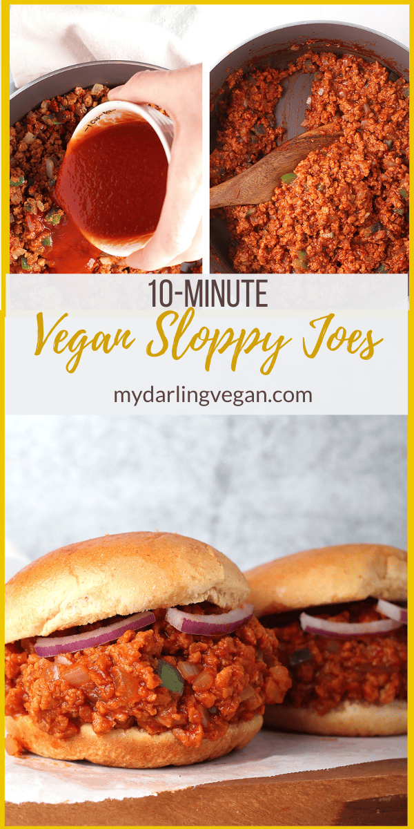 10 Minute Vegan Sloppy Joes My Darling Vegan