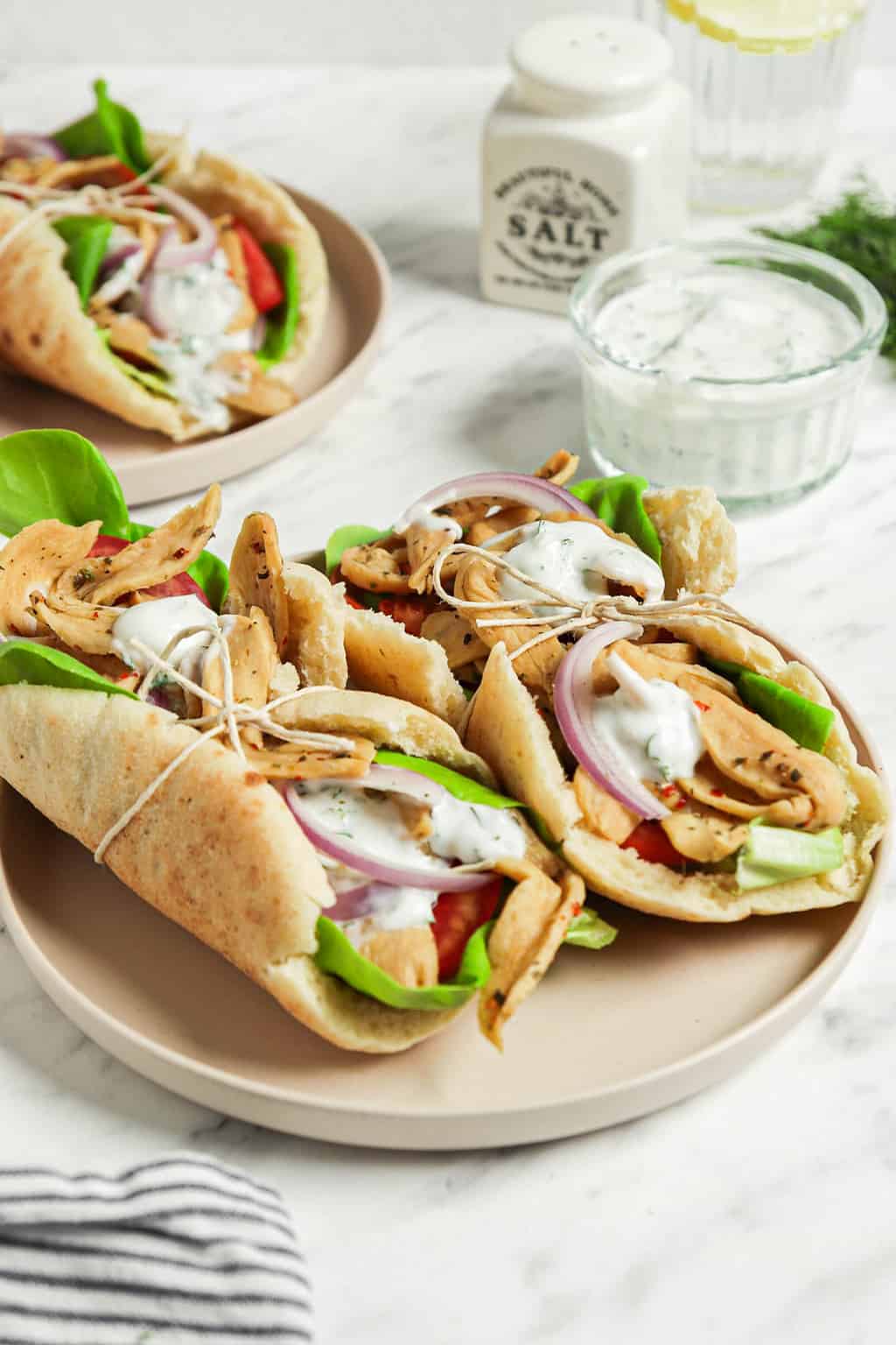 Best-Ever Vegan Gyros with Tzatziki Sauce - My Darling Vegan